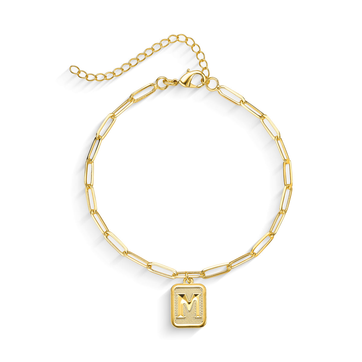 Pulseira Cartier Diamantada com Letra Banhado a Ouro 18K